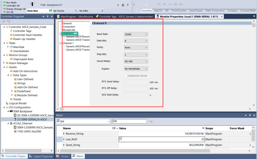 Configuring RS485 Communications with Brooks MFCs and Allen-Bradley ...