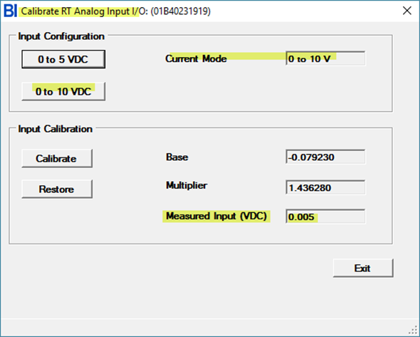 SLA5840 - Control Mode Configuration